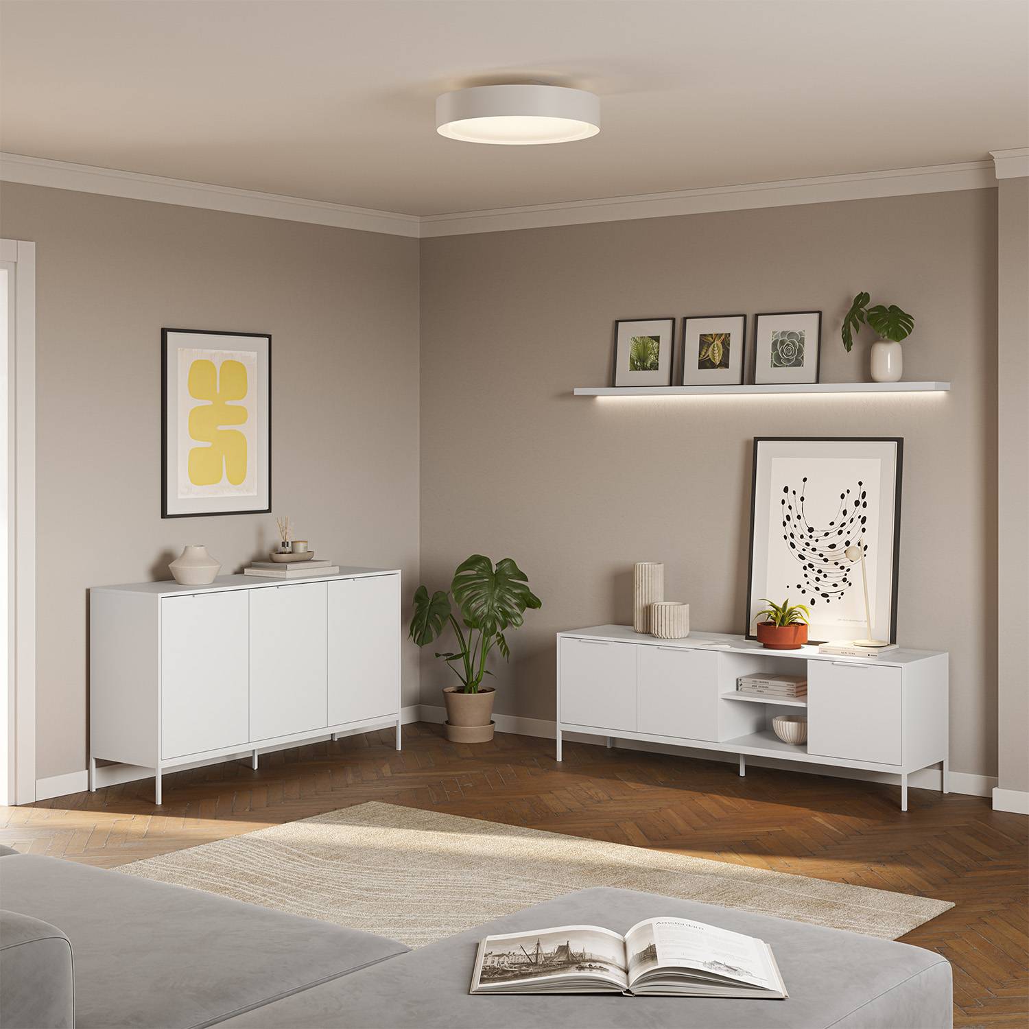 Conjunto mueble tv y aparador Auran | Salón | Top Mueble